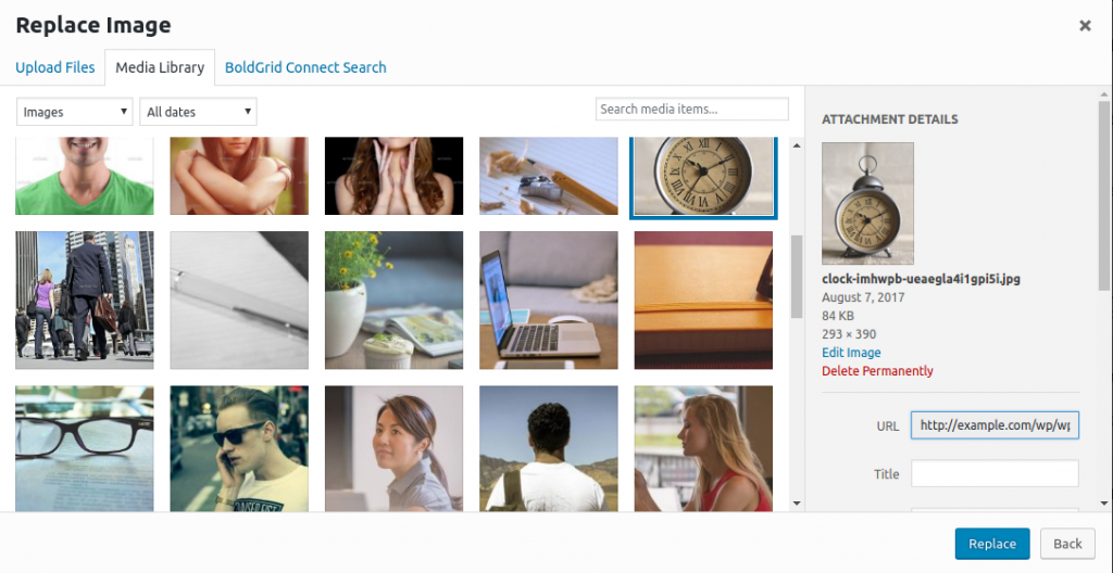 Adding and Replacing Images in WordPress | BoldGrid