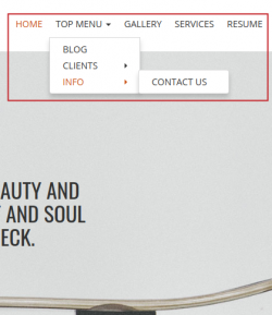 How to Disable a Top Menu Item Link | BoldGrid