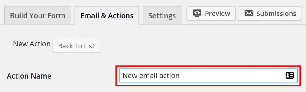 Creating Custom Form Actions | BoldGrid Support Center