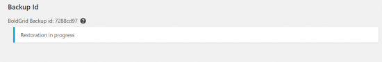 How to restore a Backup in WordPress | BoldGrid