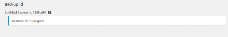How to restore a Backup in WordPress | BoldGrid