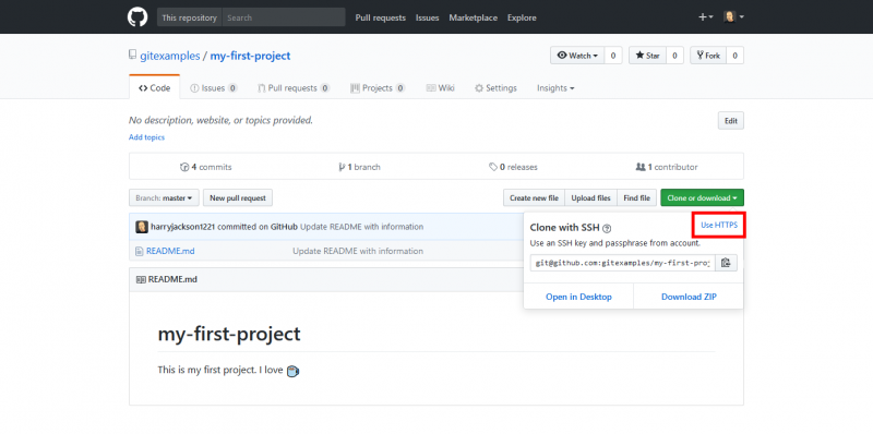 How to clone a Repository from GitHub