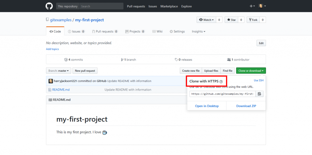 How to clone a Repository from GitHub