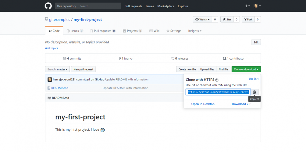 How to clone a Repository from GitHub