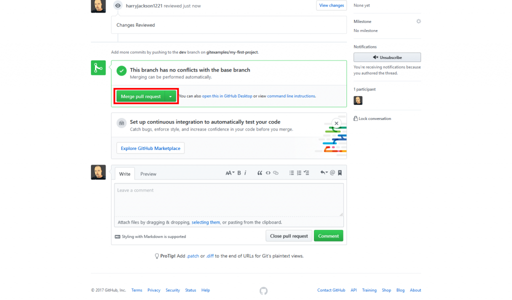 How to Create a Pull Request on a GitHub Repository