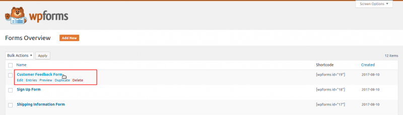 WPForms Email Notifications and Additional Settings