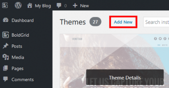 How to install the Starter Child Theme for BoldGrid