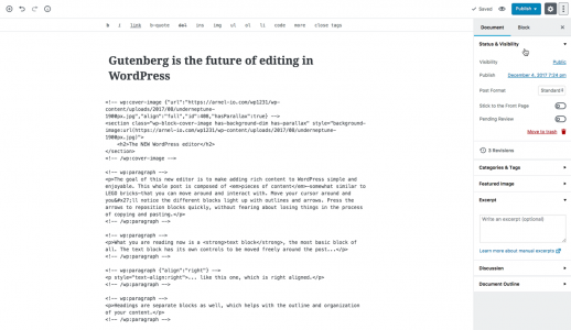 What is the Gutenberg editor - Introduction
