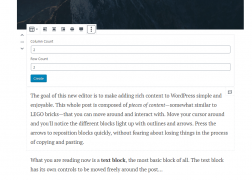Creating a Table using the Gutenberg Editor | BoldGrid