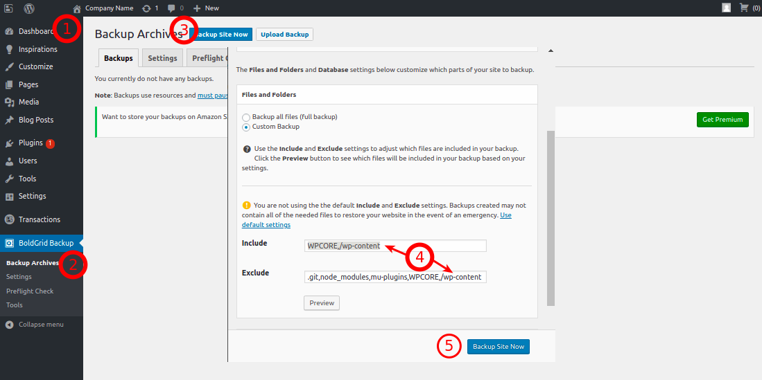 How to make a WordPress Database Backup | Total Upkeep