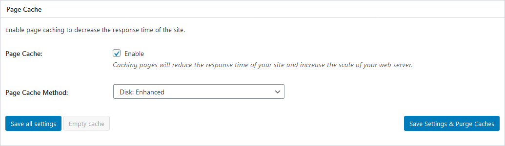 Configuring W3 Total Cache for WordPress with Shared Hosting | BoldGrid