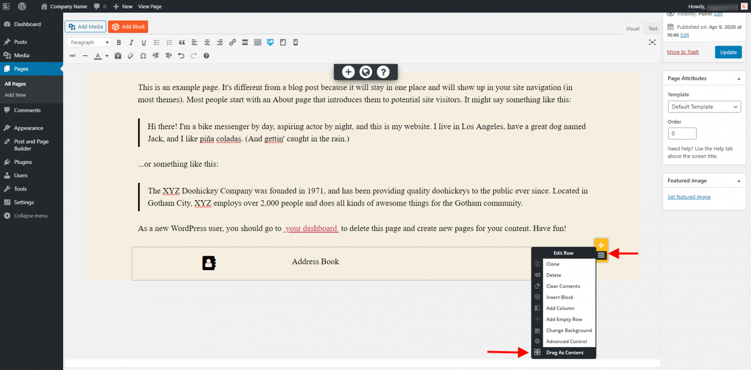 How to Create an Inner Row with the Post and Page Builder | BoldGrid