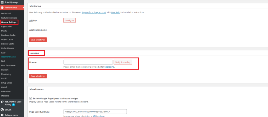 Problems with W3 Total Cache Pro License Key | BoldGrid