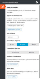 Crio Pro WordPress Theme Custom Page Headers