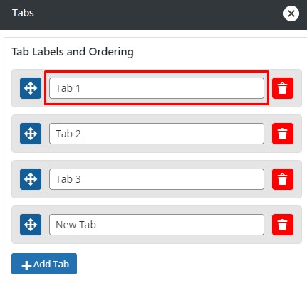 Working with Tabs | BoldGrid