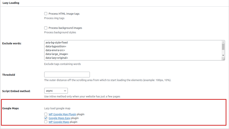 Lazy Load Google Maps – Google Page Speed Test | BoldGrid